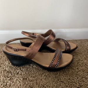 Athena Alexander Shoes | Metallic Sandals Size 6 10 | Poshmark